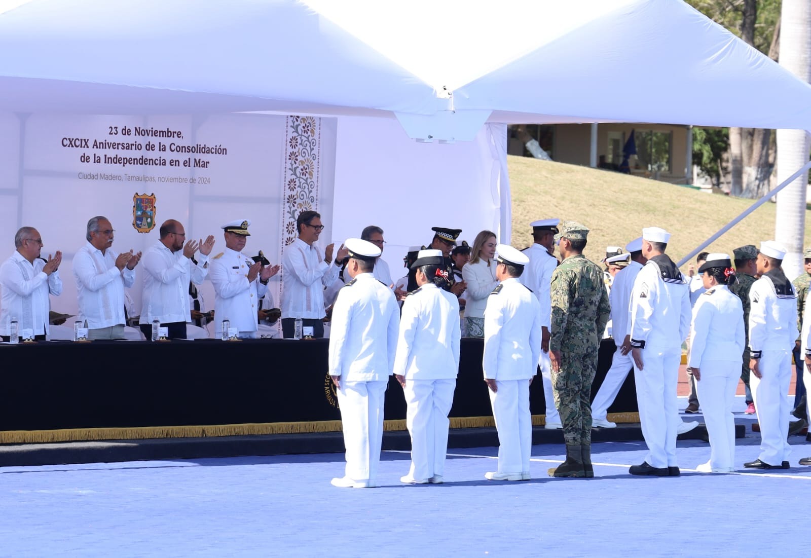 Conmemoran el “Día de la Armada de México” en la Primera Región Naval ...
