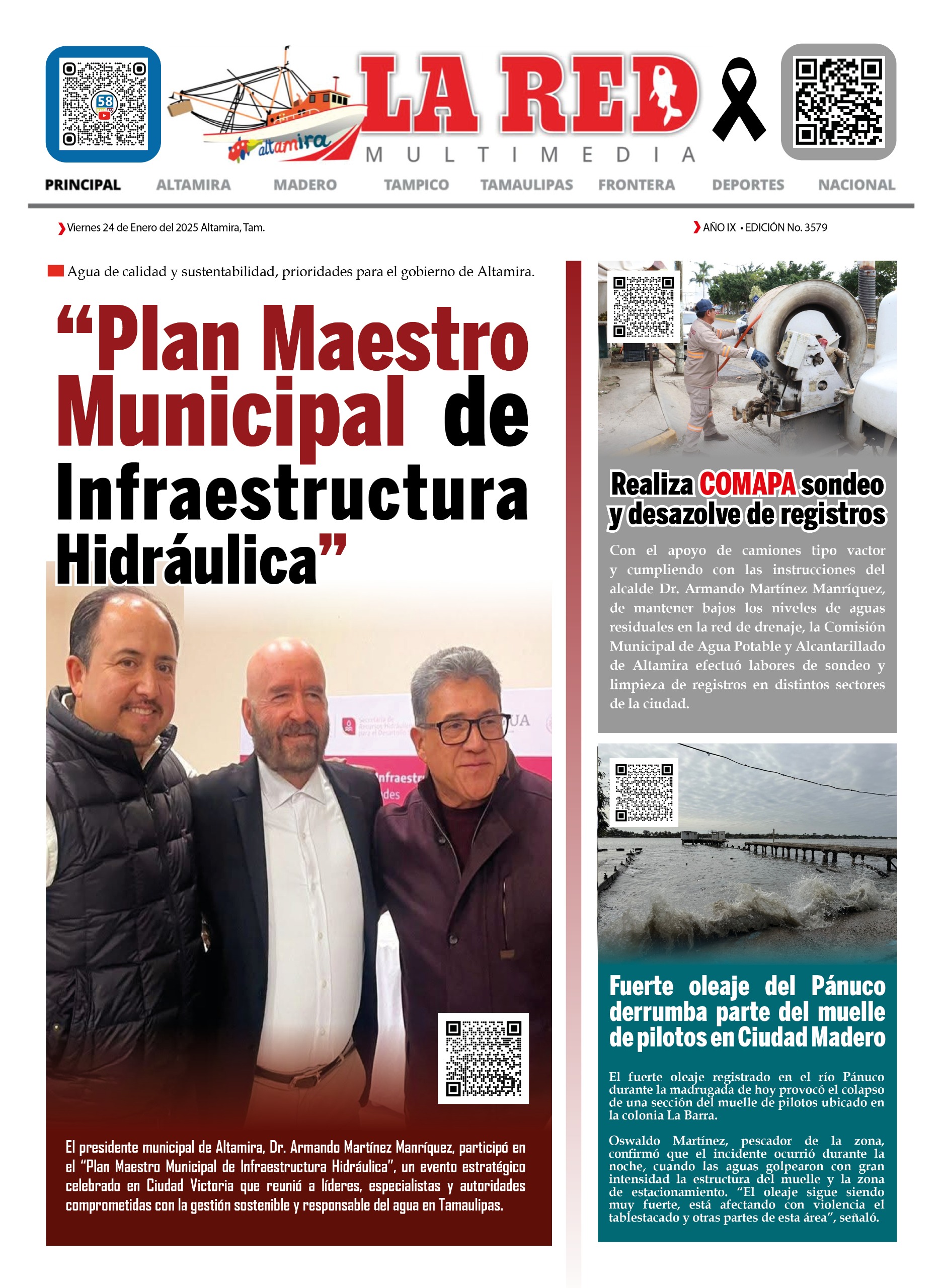 “Plan Maestro Municipal de Infraestructura Hidráulica” – LA RED DE ALTAMIRA