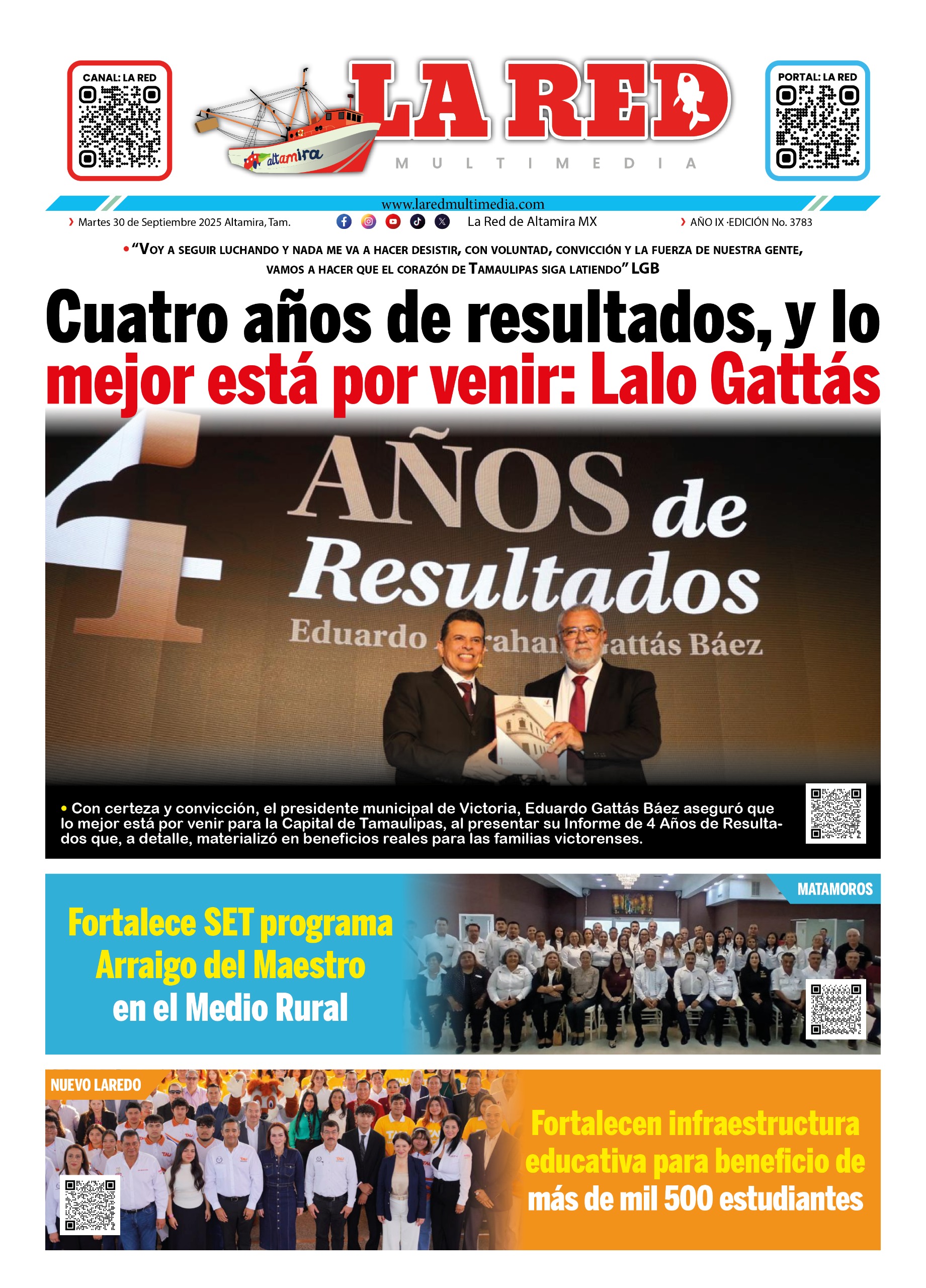 Cuatro años de resultados, y lo mejor está por venir: Lalo Gattás – LA ...