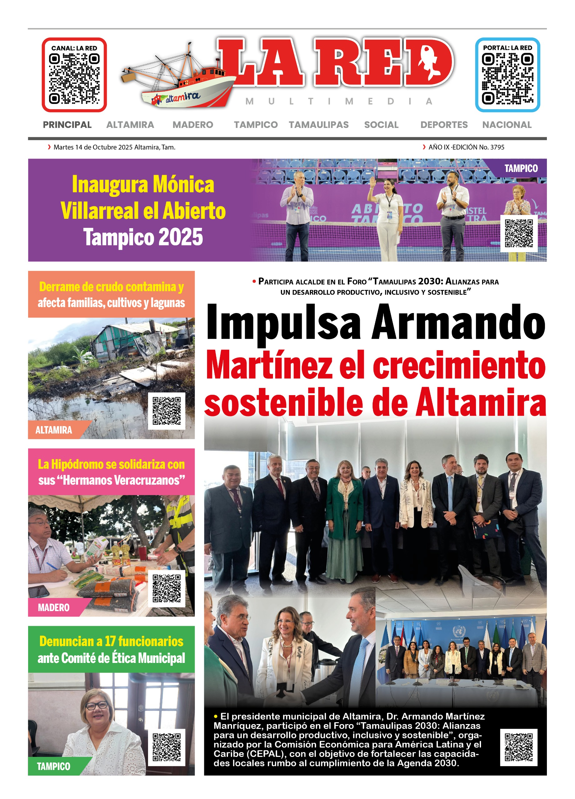 Impulsa Armando Martínez el crecimiento sostenible de Altamira – LA RED ...