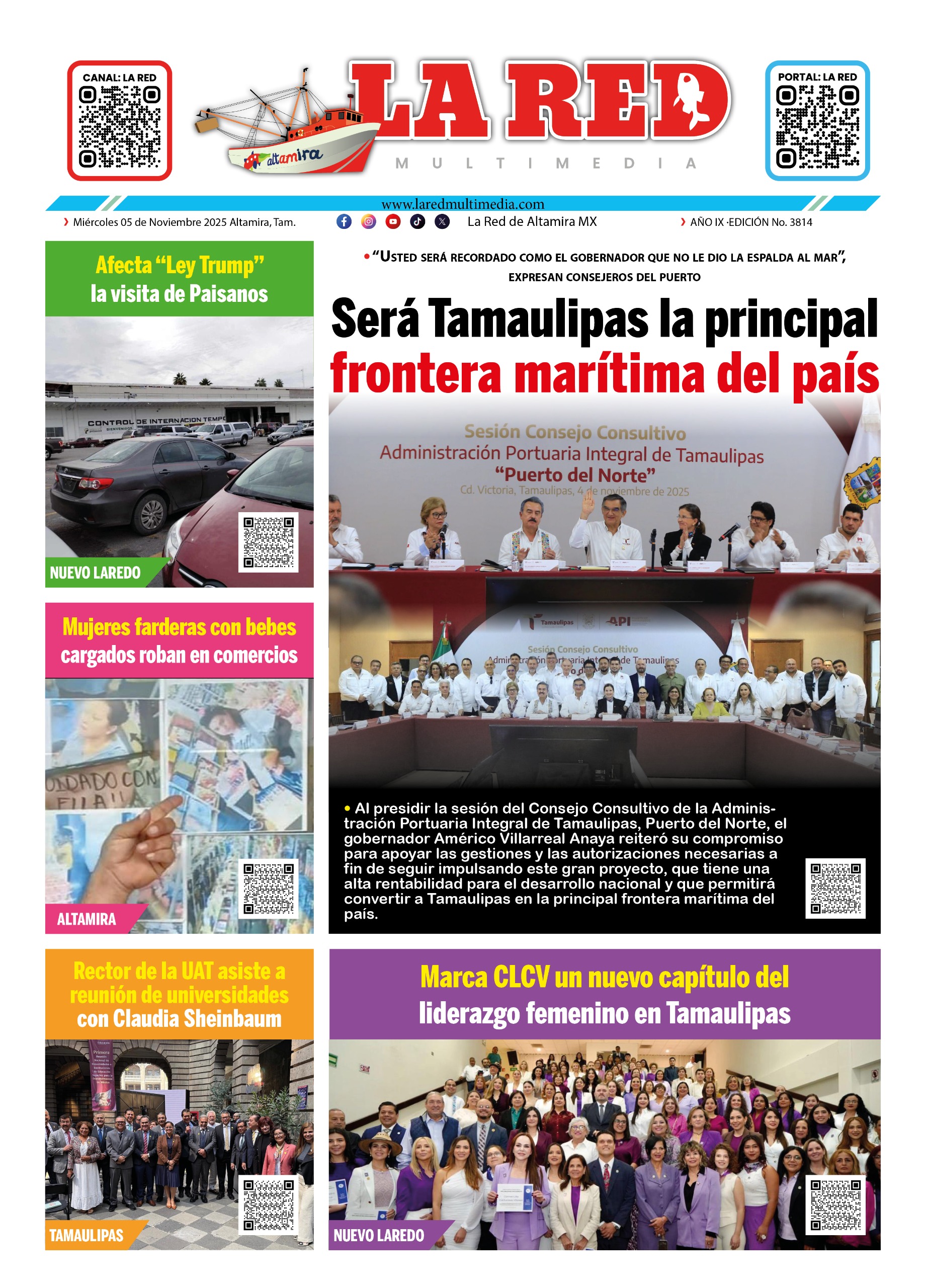 Será Tamaulipas la principal frontera marítima del país – LA RED DE ...