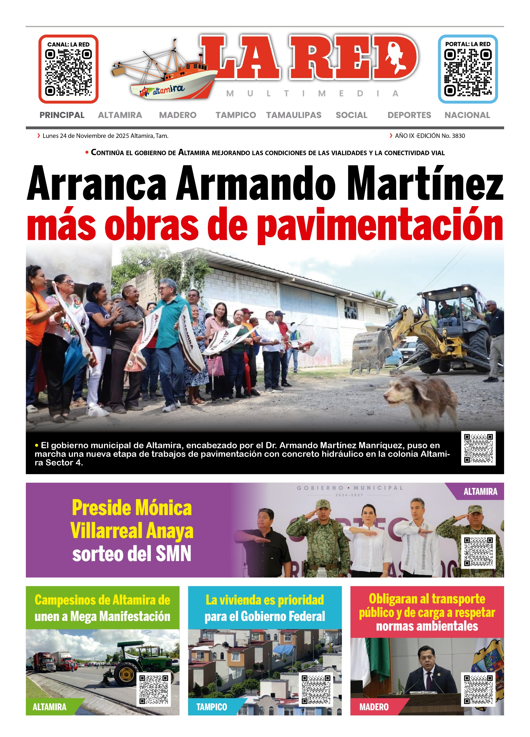 Arrancan en Altamira una histórica pavimentación – LA RED DE ALTAMIRA